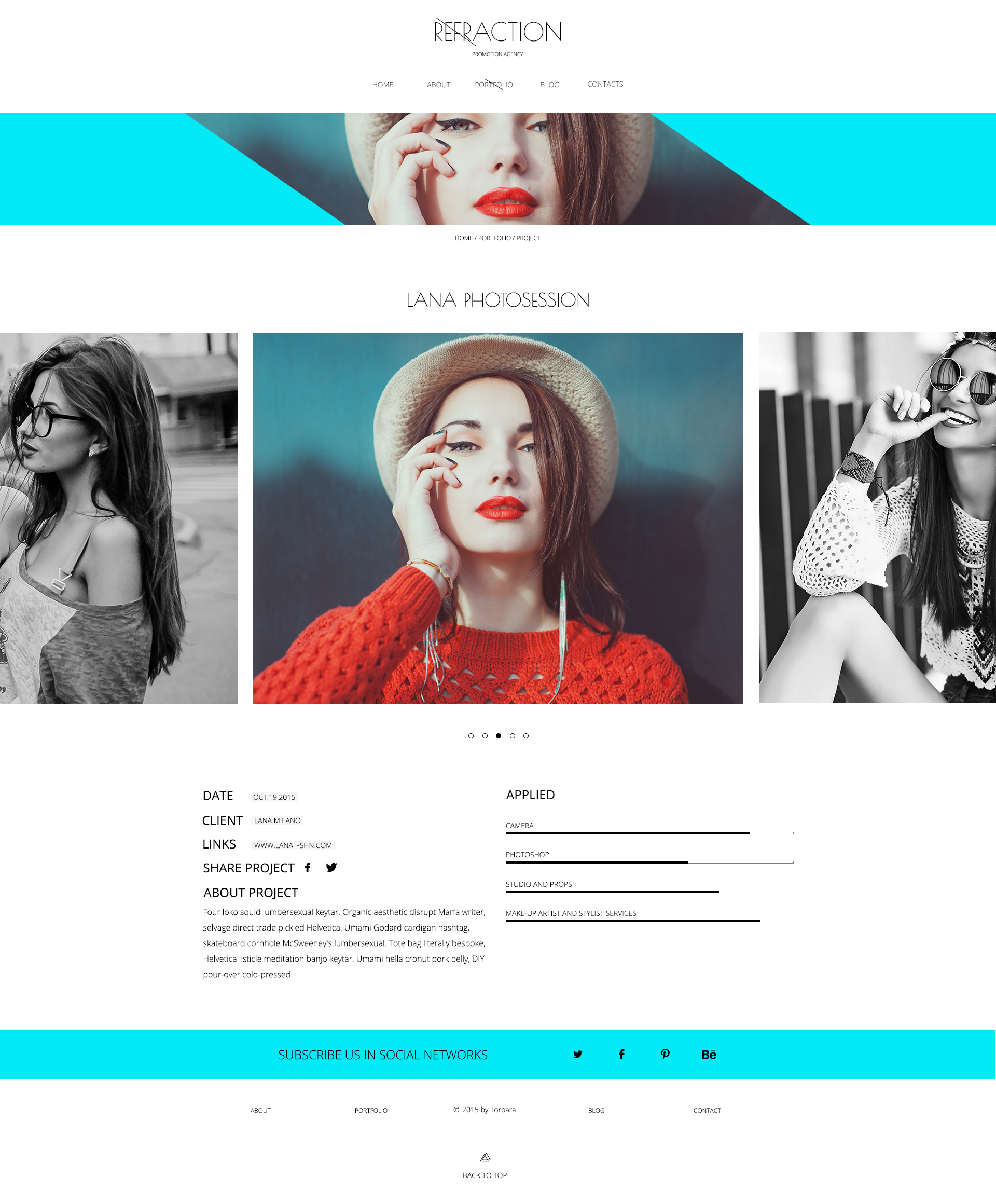 Refraction — Unique & Creative PSD Theme by torbara | ThemeForest